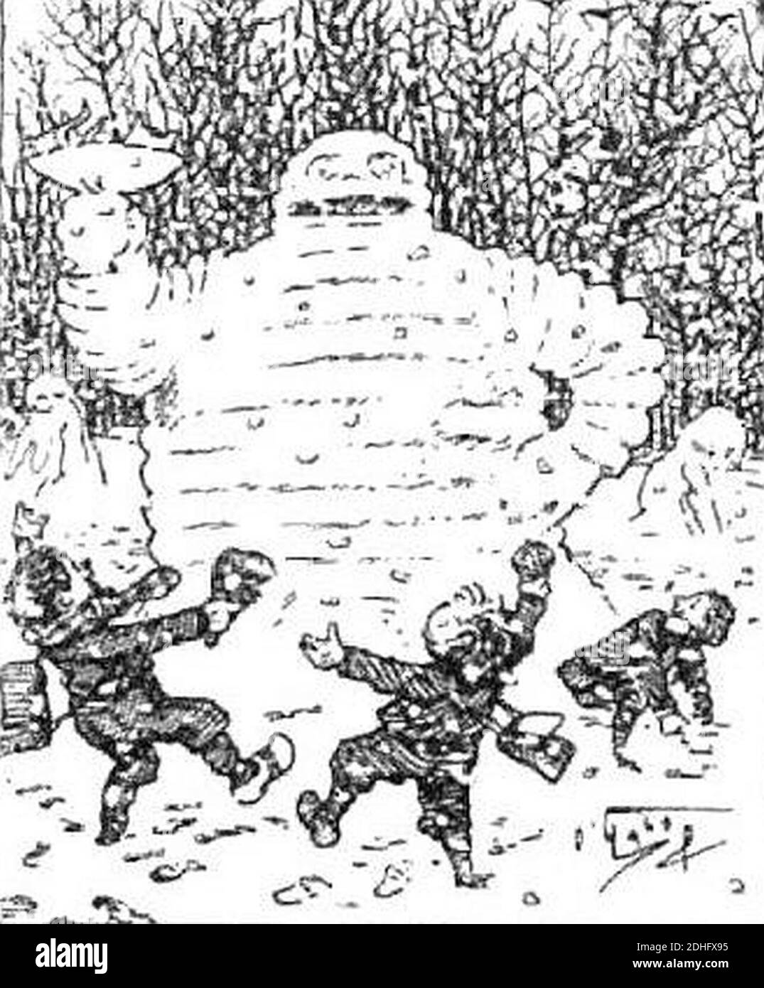 La popularité de Bibendum en 1900 Stock Photo - Alamy