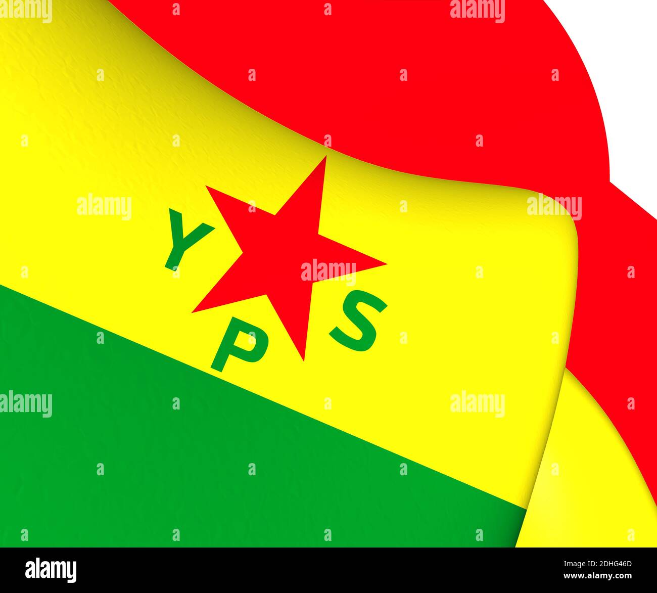 3D Flag of Civil Protection Units. 3D Illustration Stock Photo - Alamy