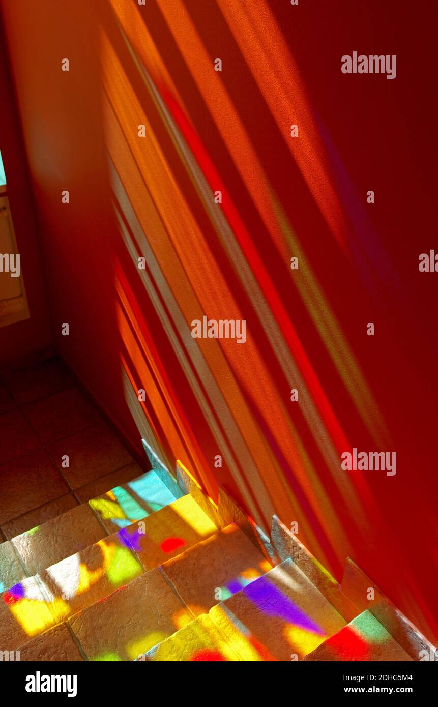 Multi-colored light spots Stock Photo - Alamy