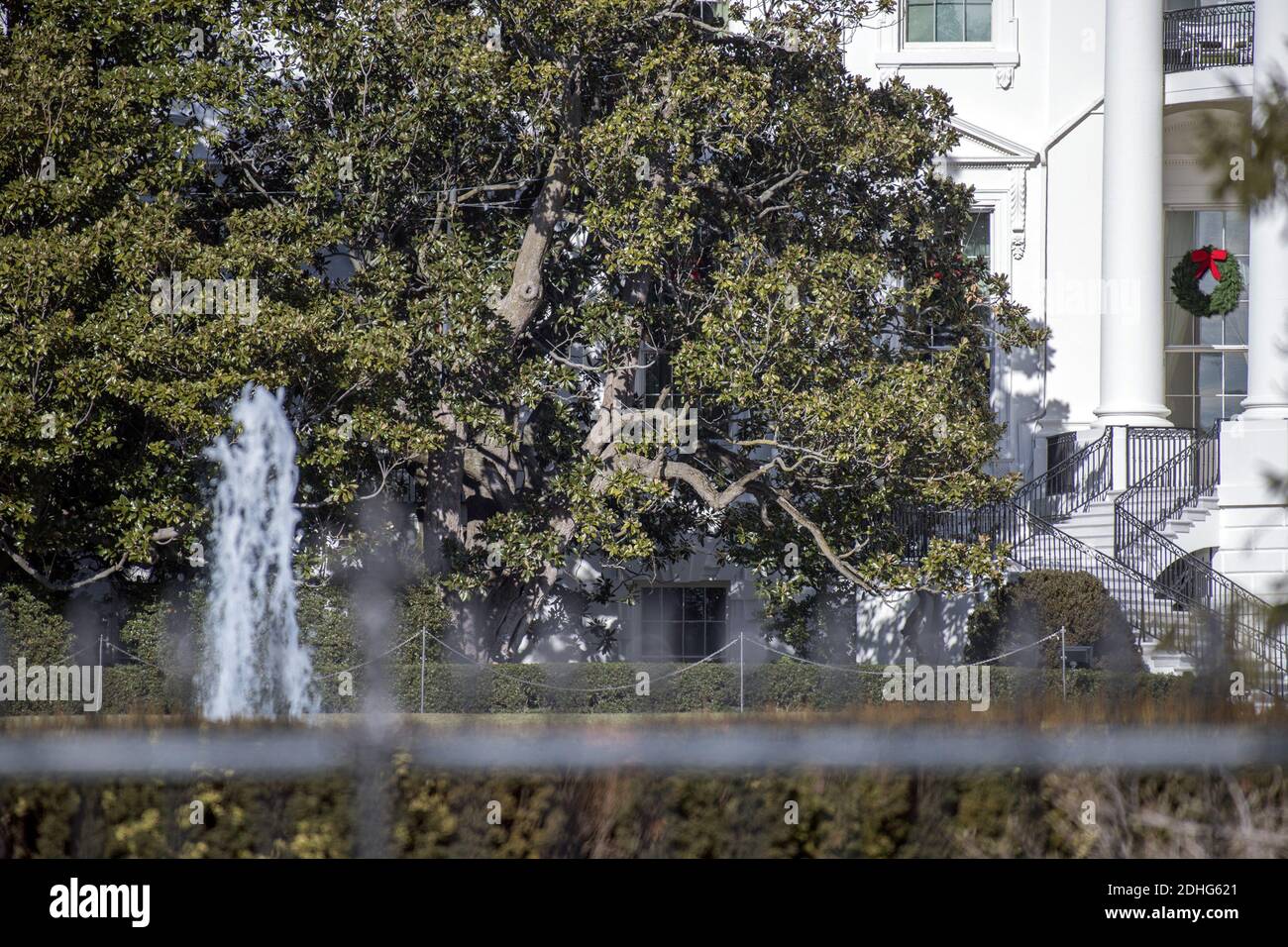 North side of the White House in Washington, DC, USA, showing the ...