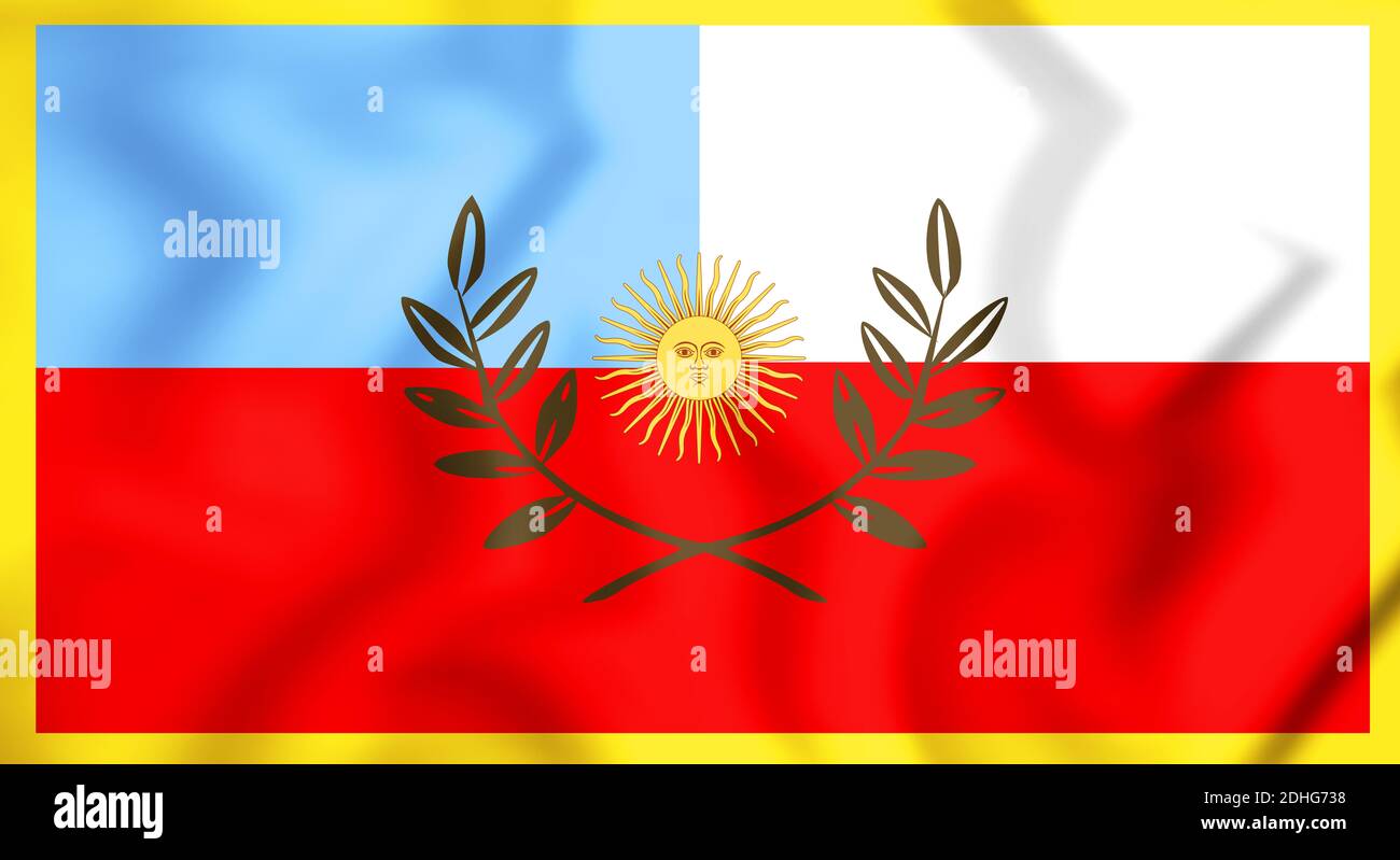 3D Flag of Catamarca province, Argentina. 3D Illustration Stock Photo ...