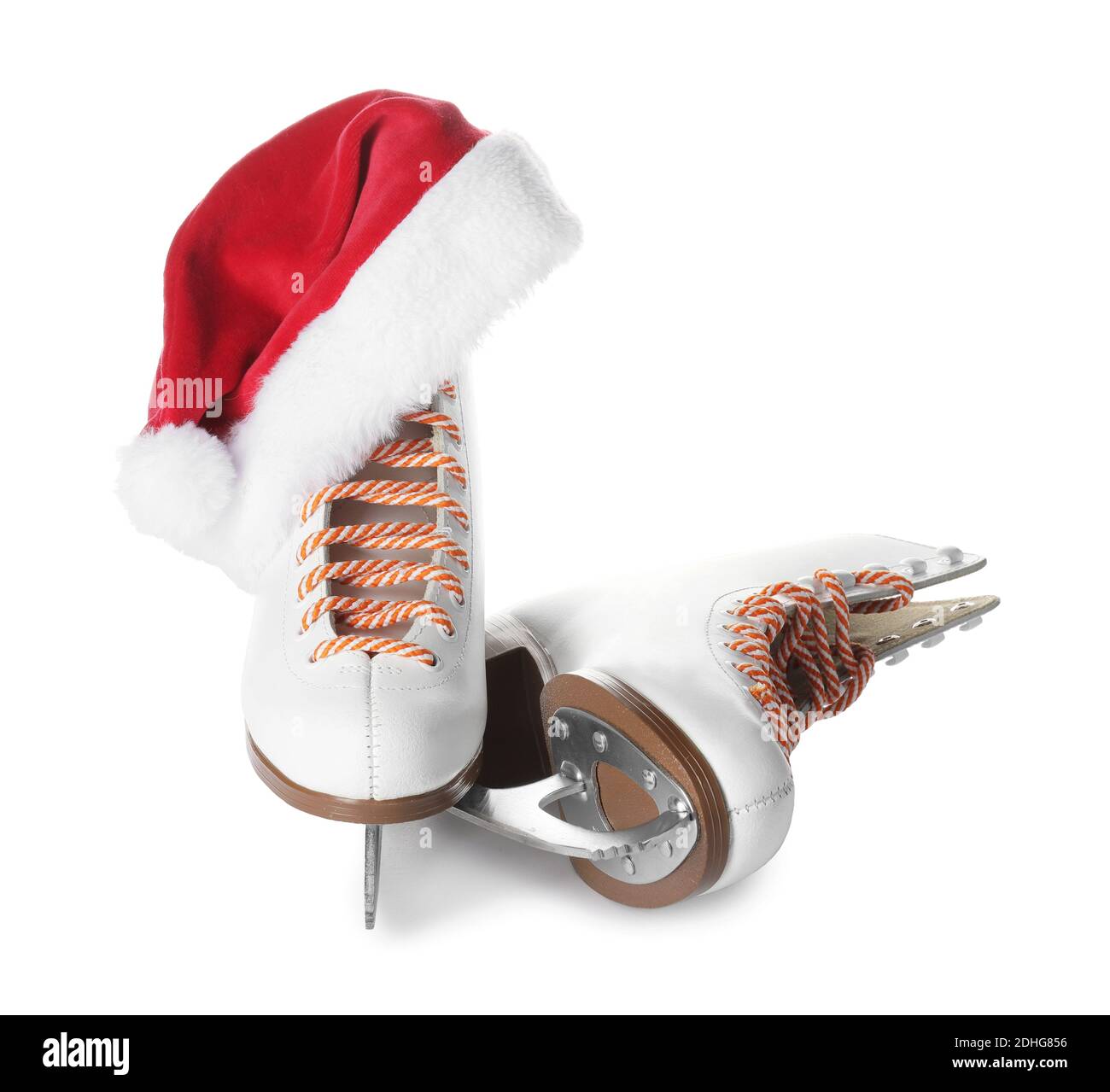 Ice skating rink and santa claus hi-res stock photography and images ...