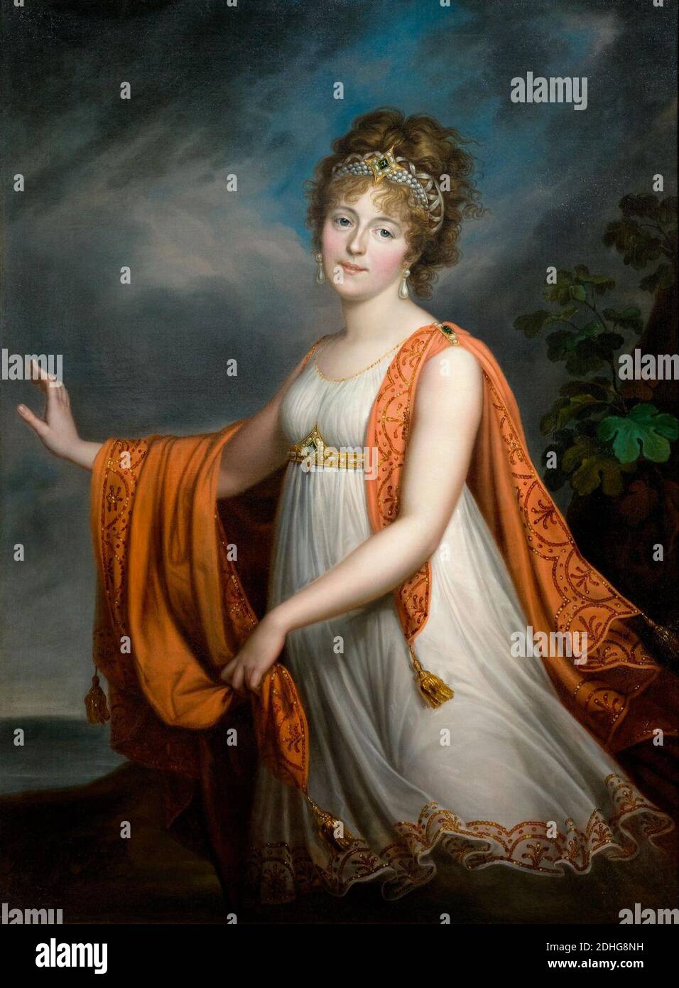 Gerhard von Kügelgen - Portrait of Princess Dorothea von Lieven (1801 ...
