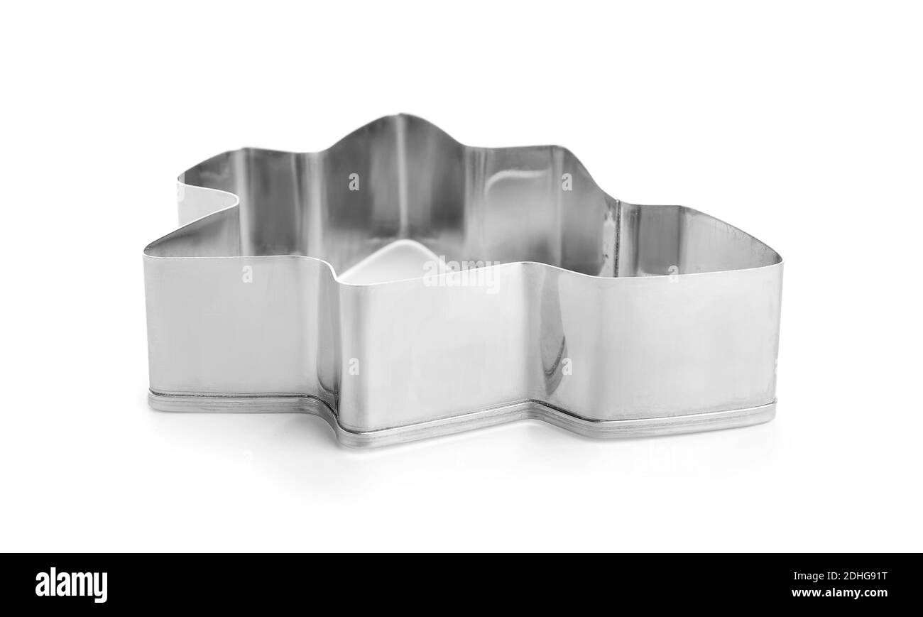 Cookie cutter on white background Stock Photo - Alamy