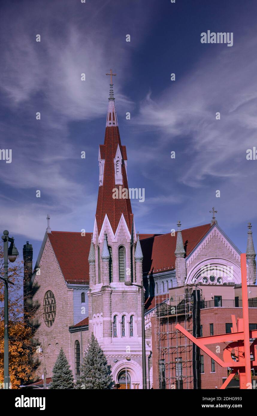 Beautiful shot concrete church hi-res stock photography and images - Alamy