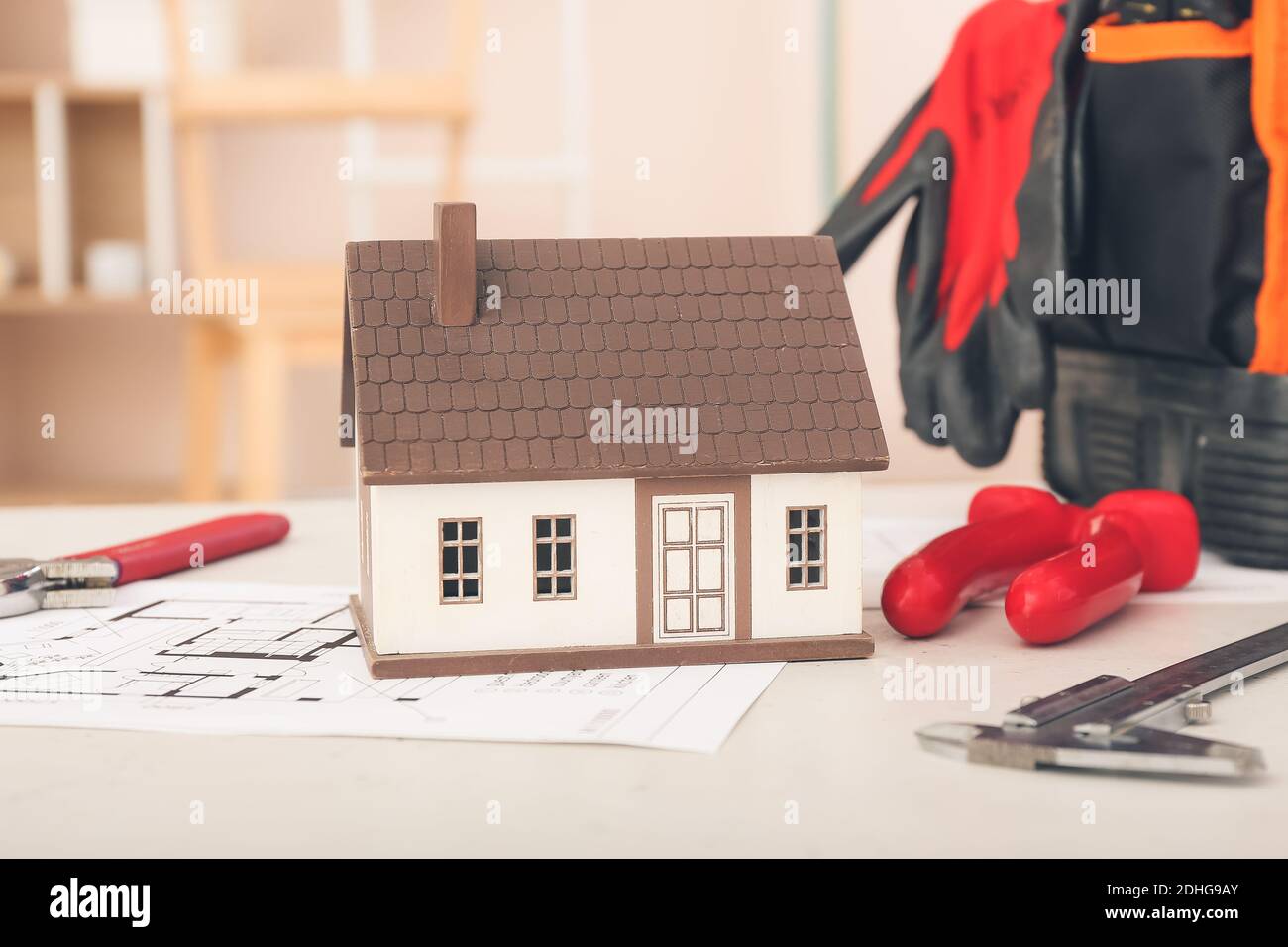 Caliper house design plan hi-res stock photography and images - Alamy