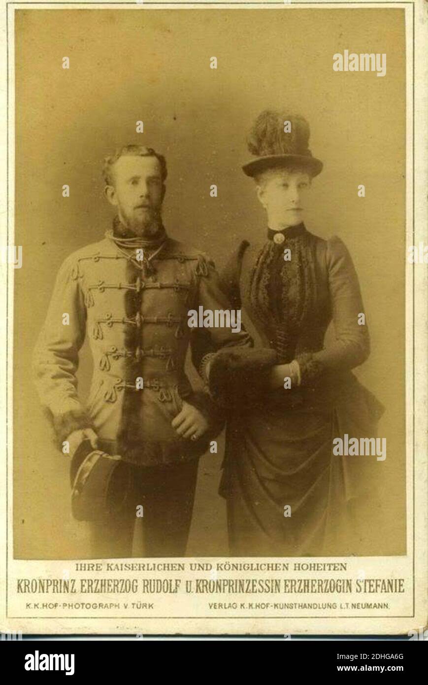 Kronprinz Rudolf u Kronprinzessin Stefanie Stock Photo - Alamy