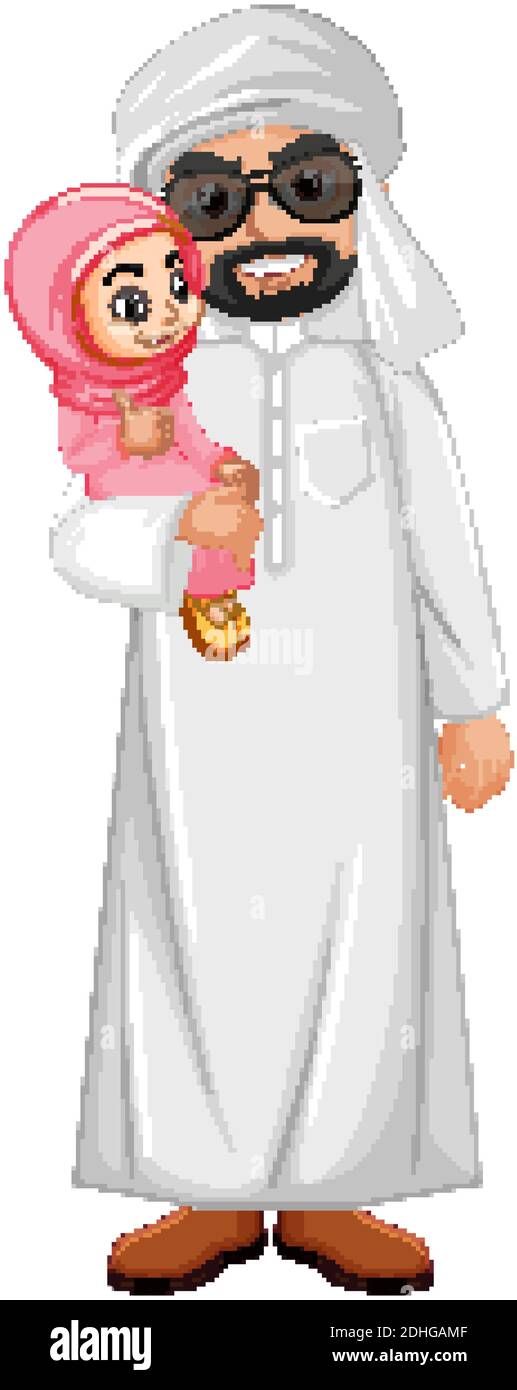 Arab man cartoon character illustration Stock Vector Image & Art - Alamy