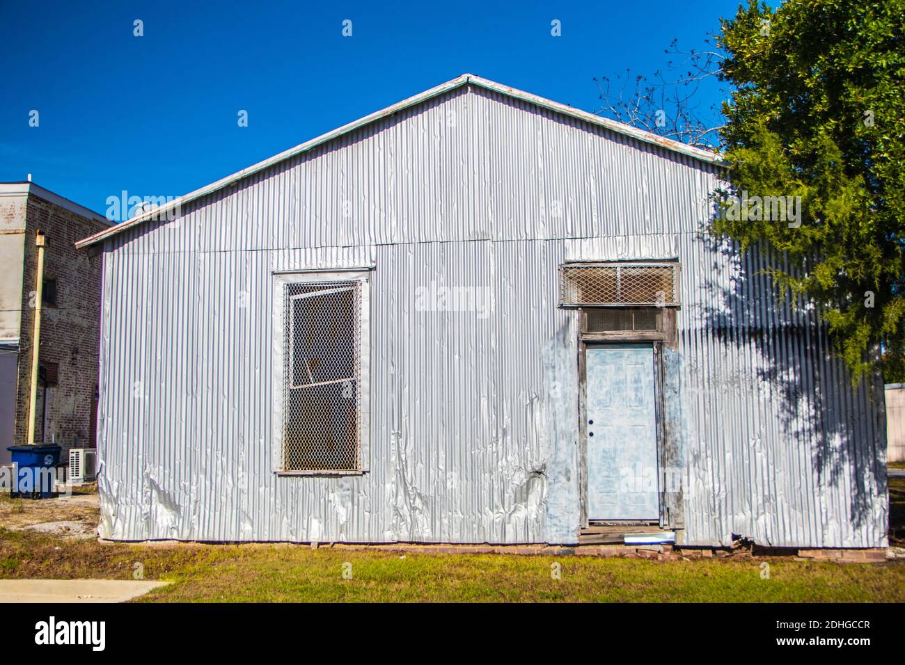 Harlem, Ga USA - 12 02 20: Downtown Harlem rural downtown old sheet ...