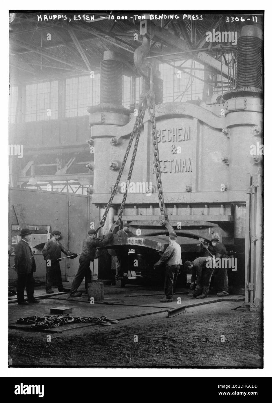 Krupp's, Essen - 10,000 ton bending press Stock Photo - Alamy