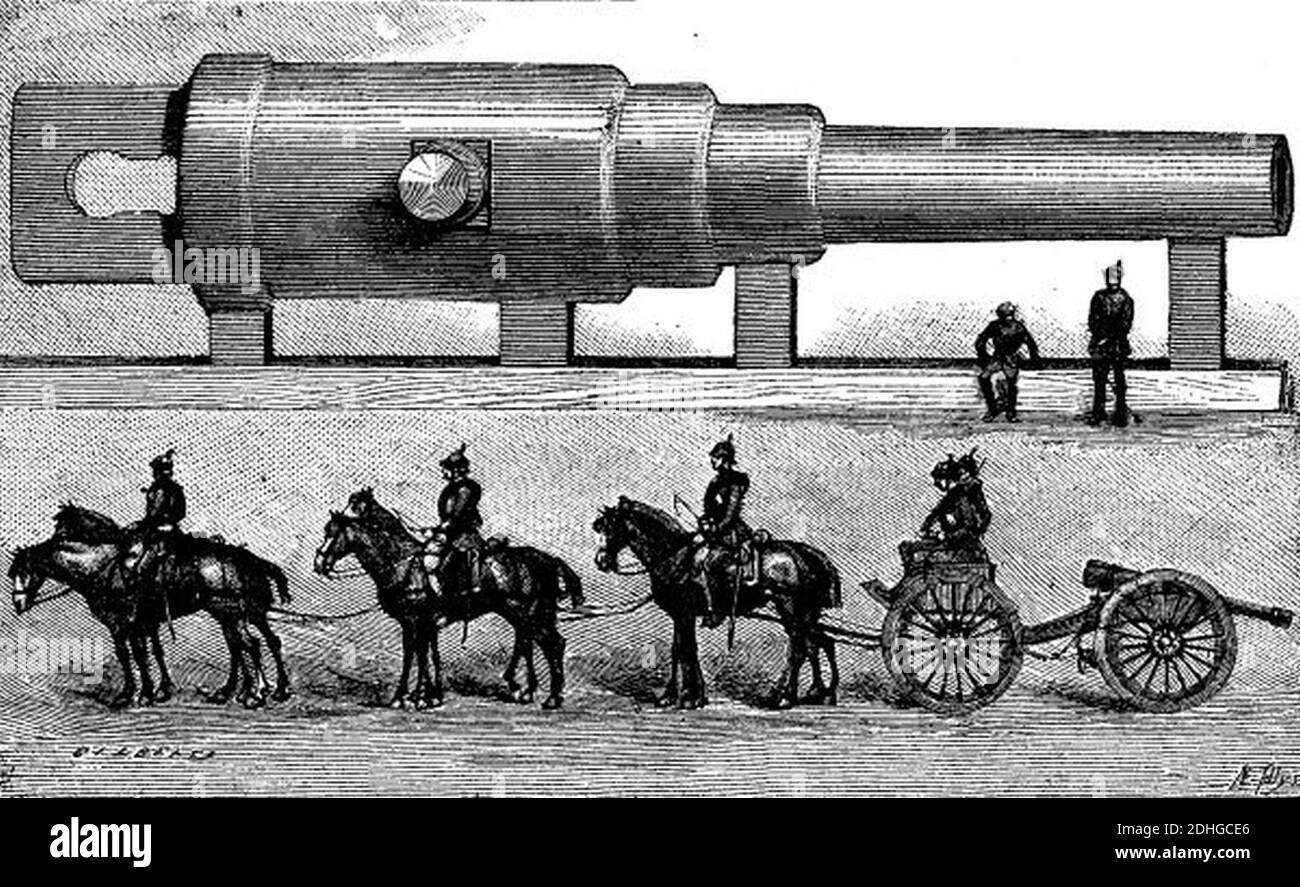 Krupp gun hi-res stock photography and images - Alamy