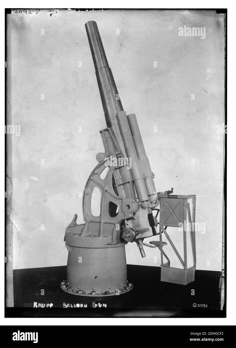Krupp balloon gun Stock Photo - Alamy