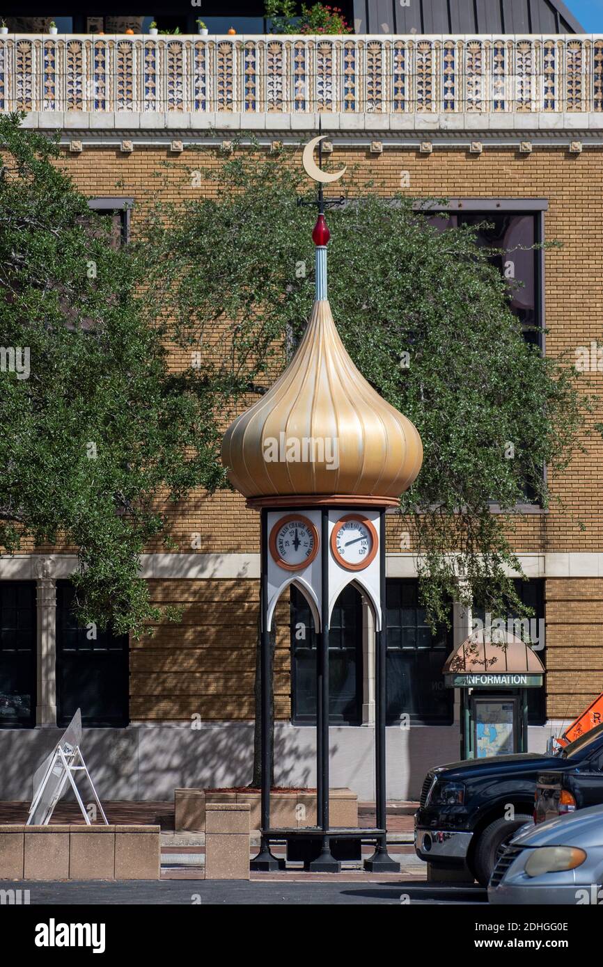 dome of a small clock located on the street Stock Photo - Alamy