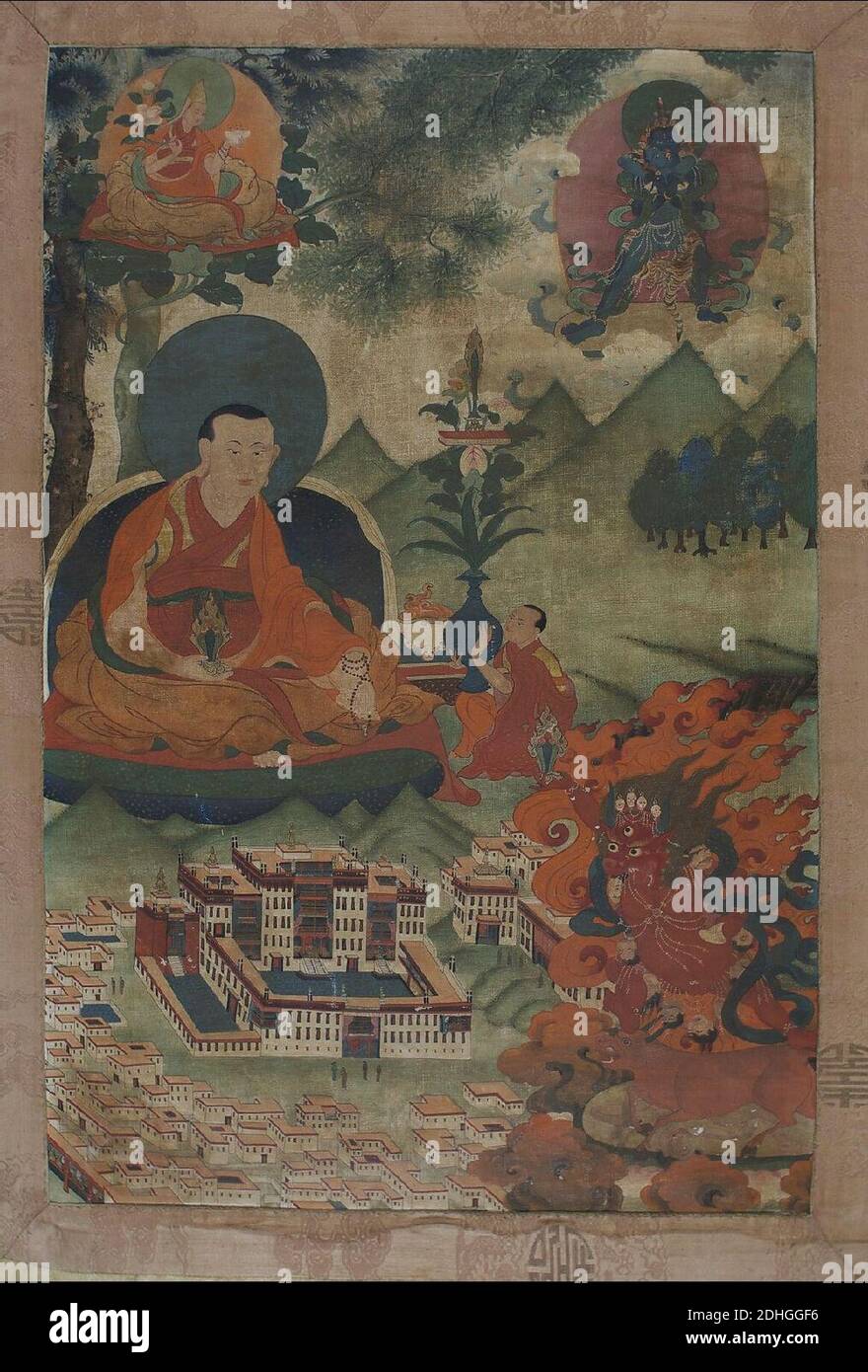 Kundeling Incarnation Lineage - Jetsun Lhakyab, 2nd Tatsag Stock Photo ...