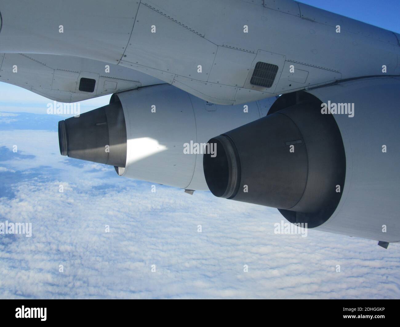 On flight with an Avro RJ100 from Zurich to Frankfurt. Impression of ...