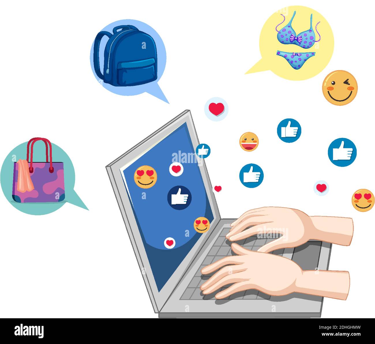 Female posting Stock Vector Images - Alamy