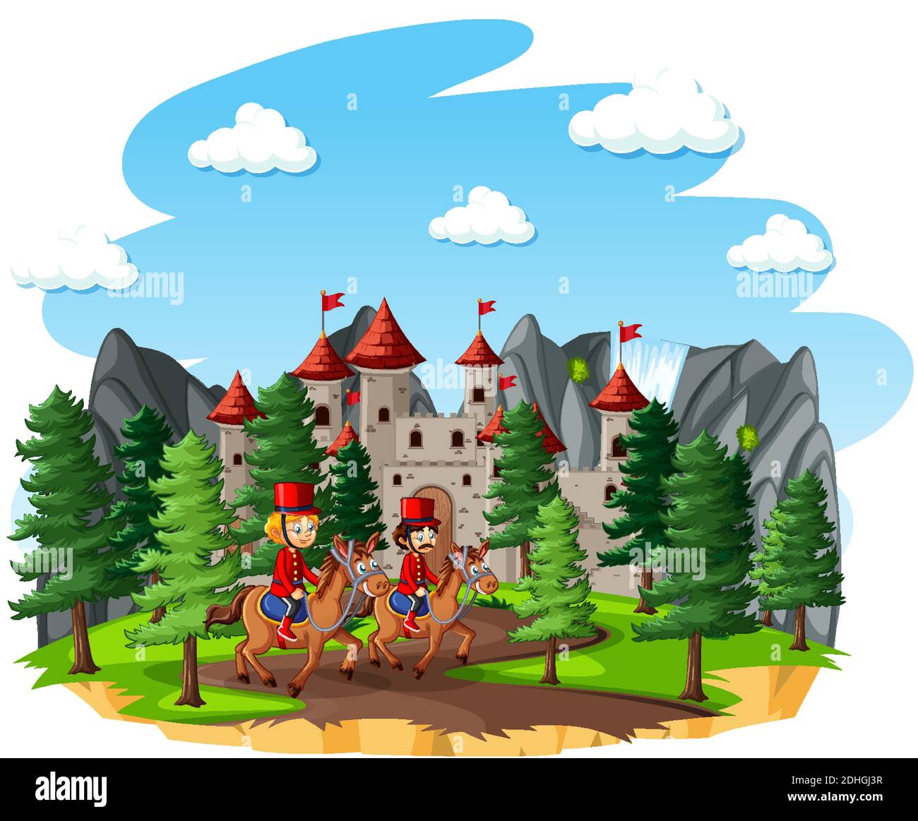 On duty palace Stock Vector Images - Alamy