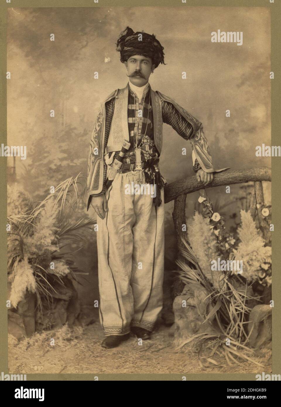 Kurdish chief, full-length portrait, standing, facing front Stock Photo ...