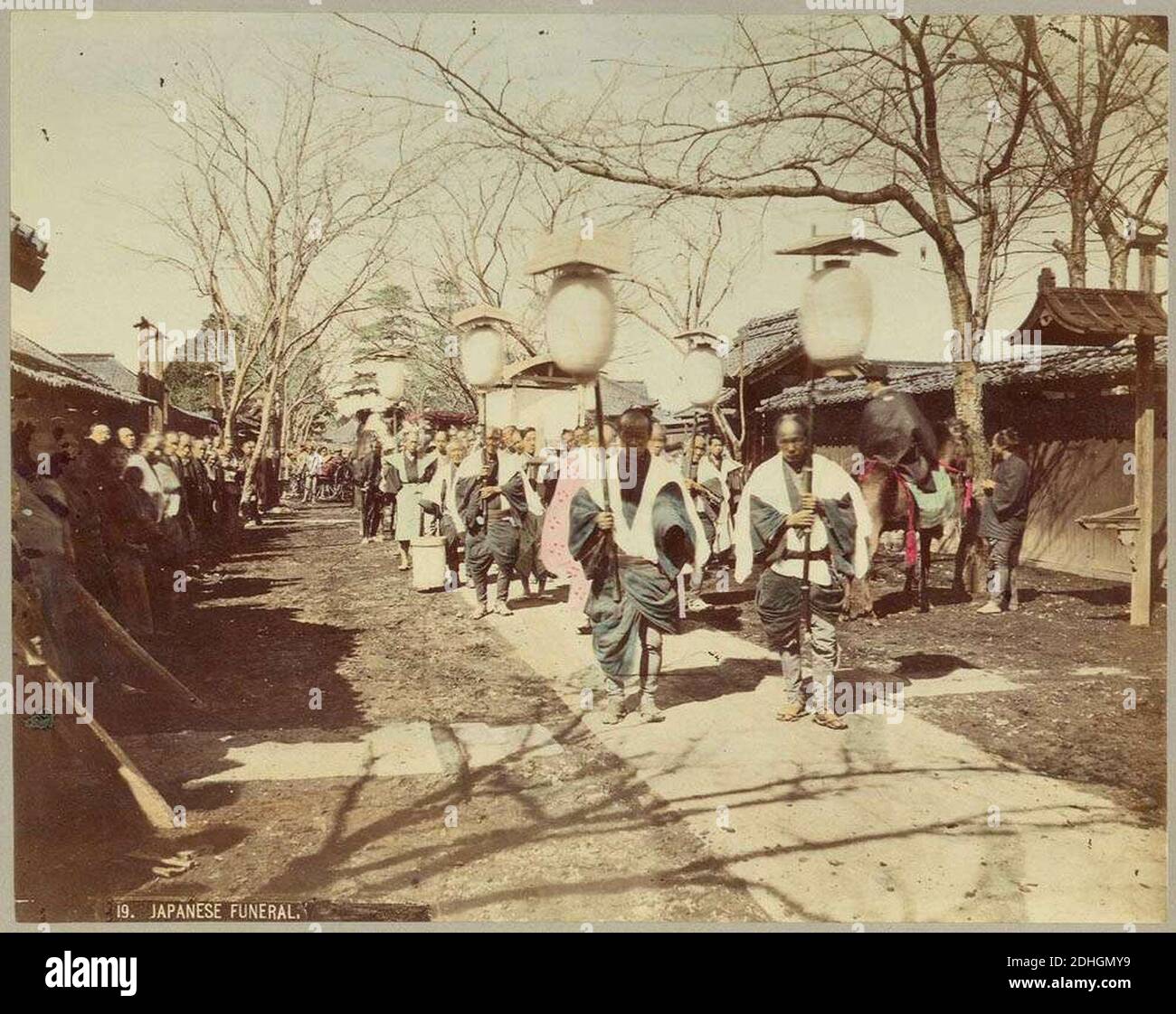 Kusakabe Kimbei - 19 Japanese Funeral Stock Photo - Alamy