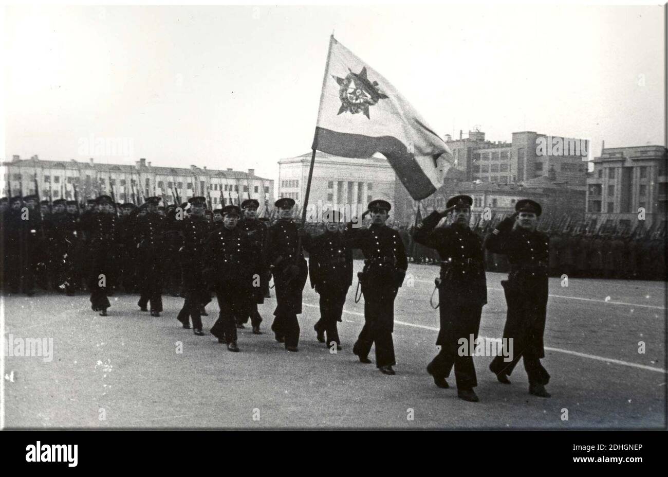 Kuybyshev battle parade 1941 05 Stock Photo - Alamy