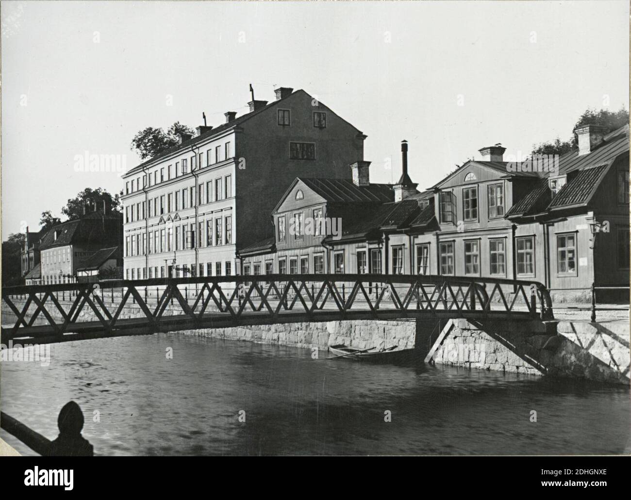 Kvarteret Munken Uppsala 1901 Stock Photo - Alamy