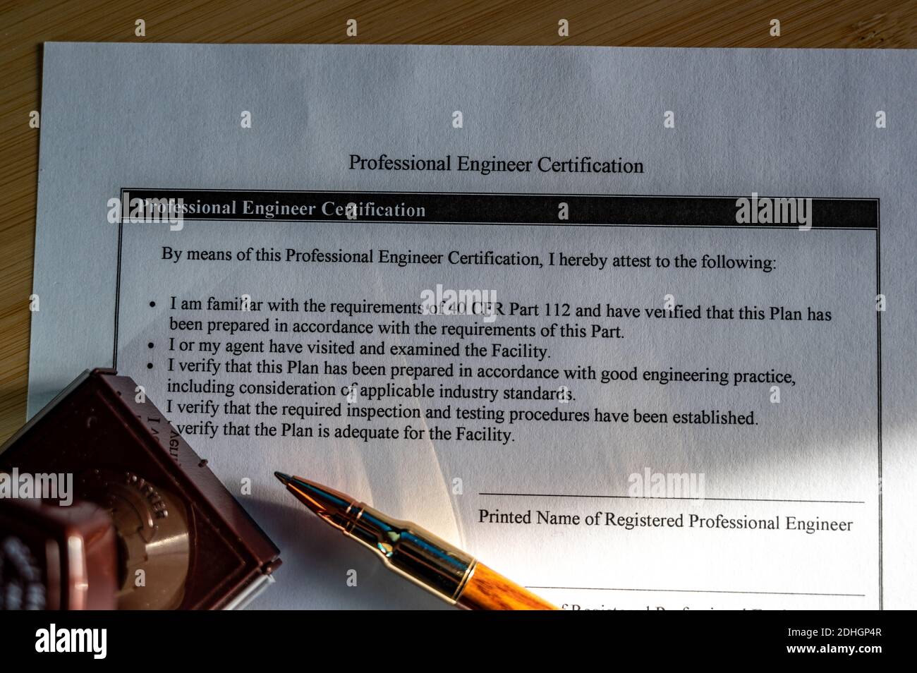 Legal document and certification required in many official plans and ...