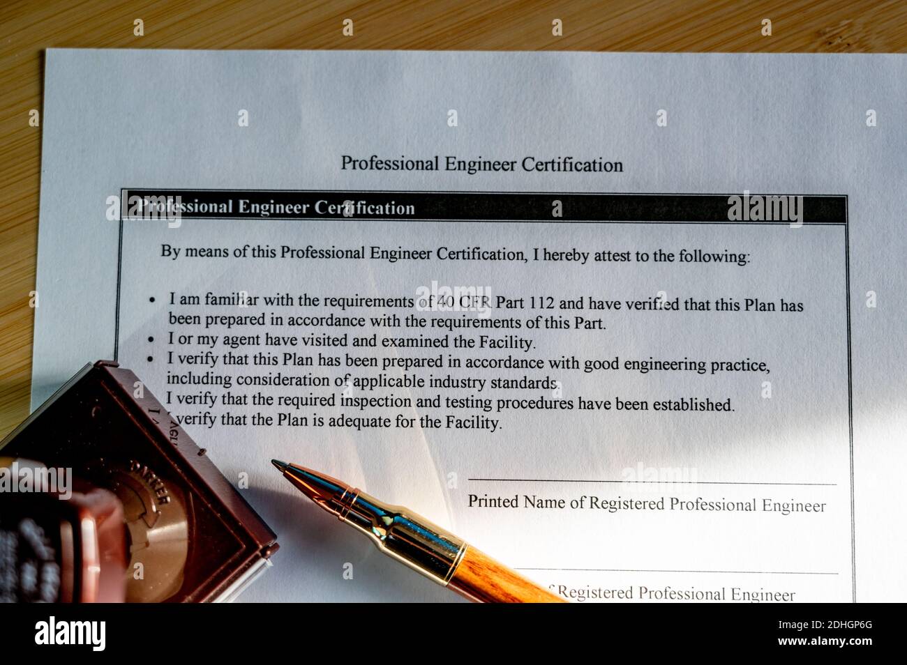 Legal document and certification required in many official plans and ...