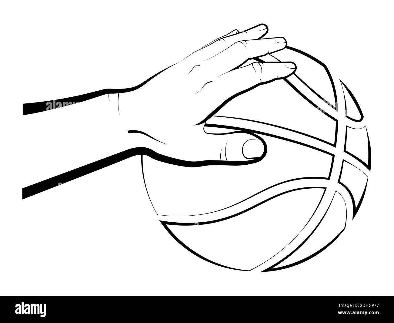 Isolated hand grabbing Stock Vector Images - Alamy
