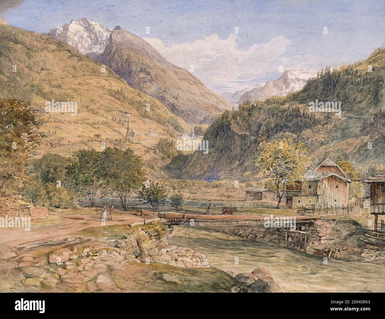 Károly Lajos Libay - Motiv bei Bad Gastein Stock Photo - Alamy