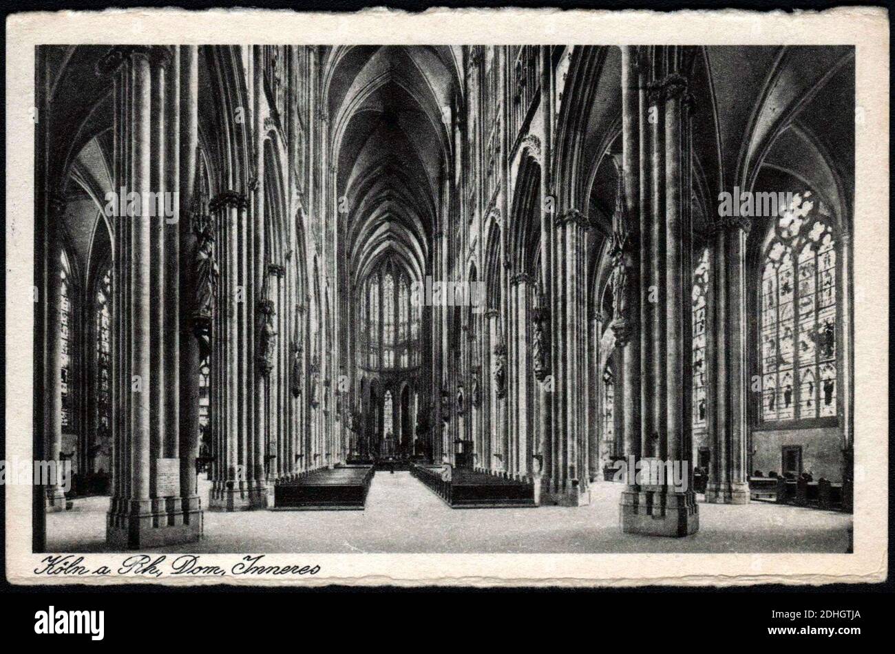 Köln a Rh, Dom, Inneres. Colone, Dom inside (1928 Stock Photo - Alamy