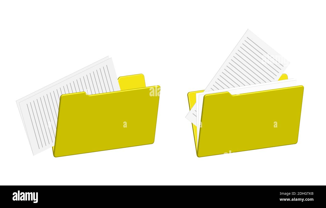 Clip Art Open Folder