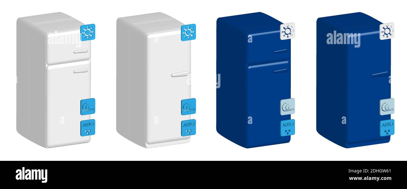 Refrigerator functions Cut Out Stock Images & Pictures - Alamy