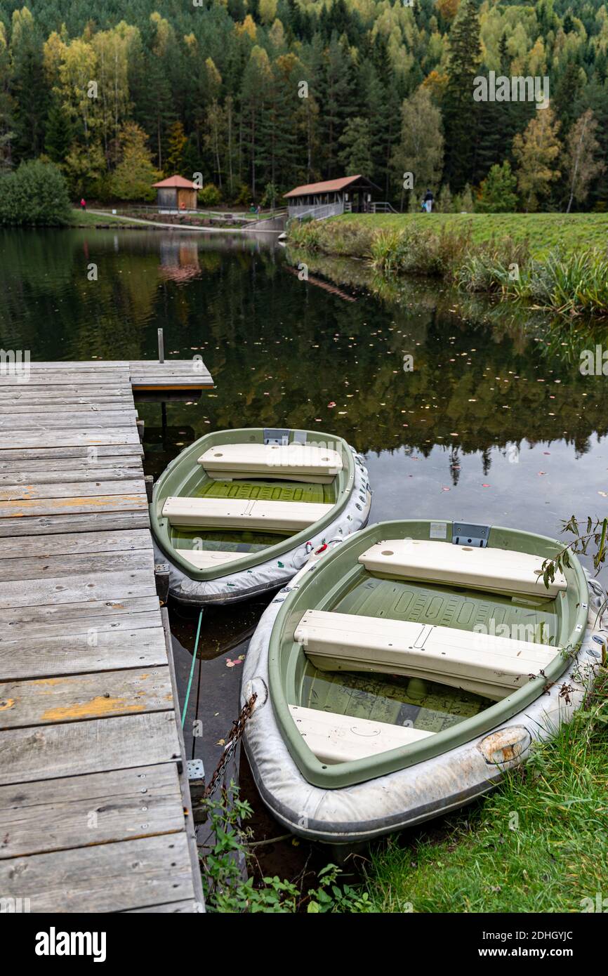 The Nagold Dam at the Nagold Valley, Black Forest, Germany Stock Photo ...