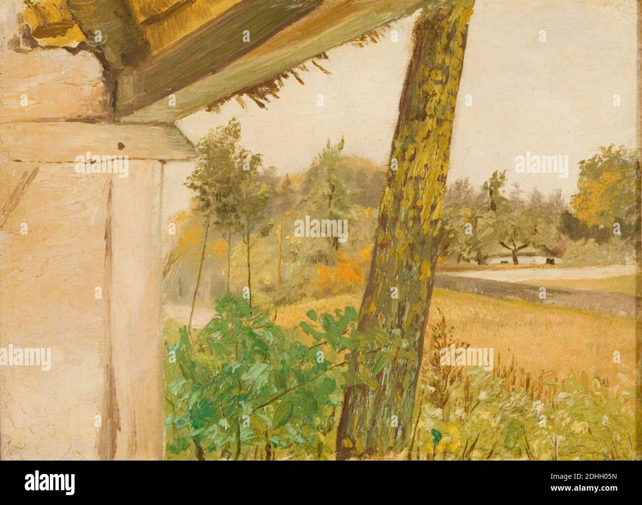 L.A. Ring, Et halvtag ved keglebanen i Mogenstrup, 1888 Stock Photo - Alamy