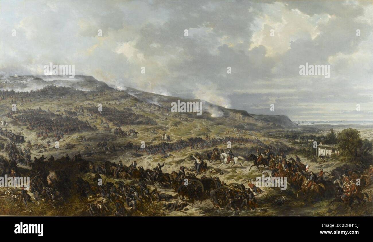 La bataille de l'Alma en 1854 Stock Photo - Alamy