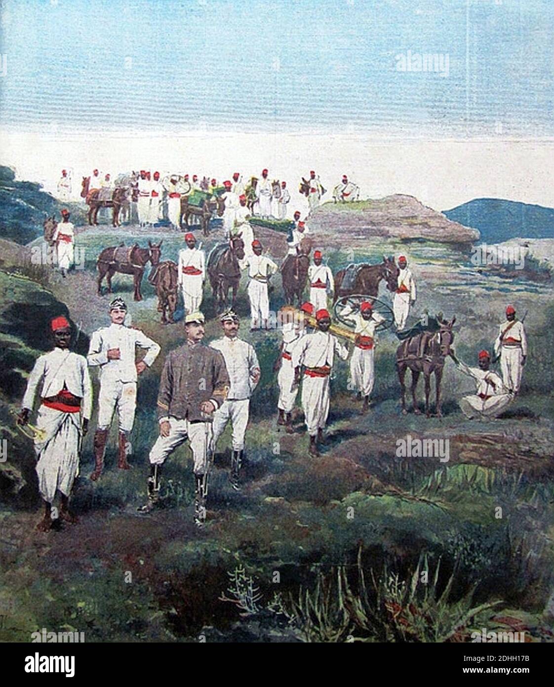 La batteria indigena del tenente Scala perduta ad Amba Alagi (1895 ...