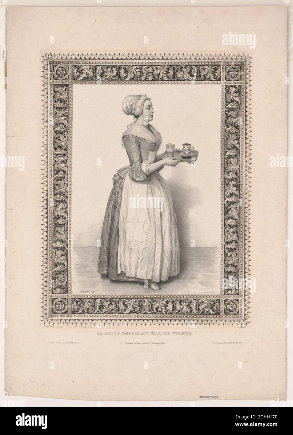 La belle chocolatière de vienne Stock Photo - Alamy