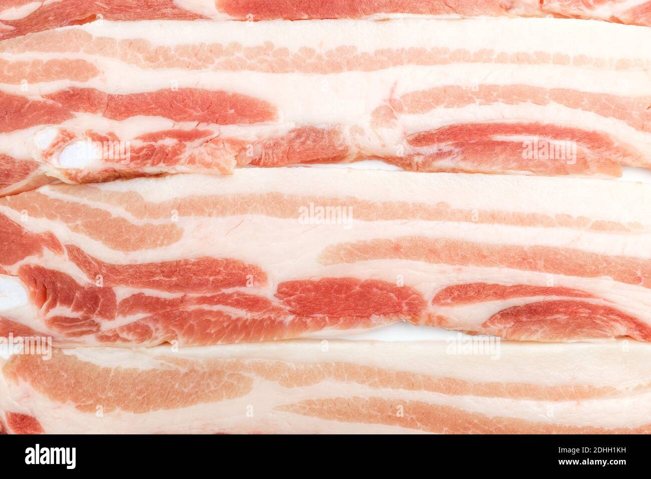 Delicious red pork belly. Fatty pork belly Stock Photo - Alamy