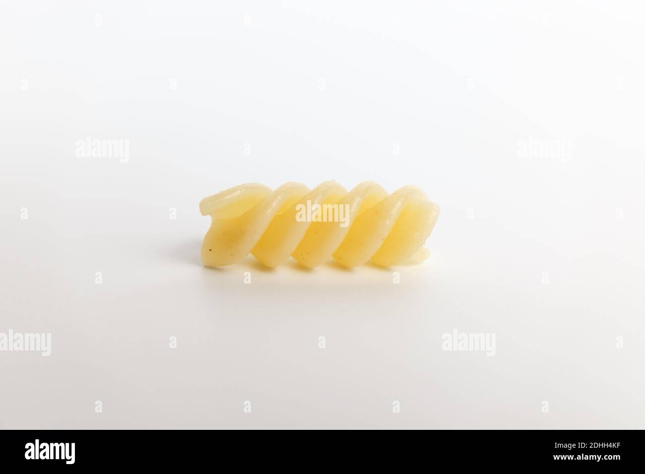 Short Pasta Fusilli Made of Flour Stock Photo - Alamy