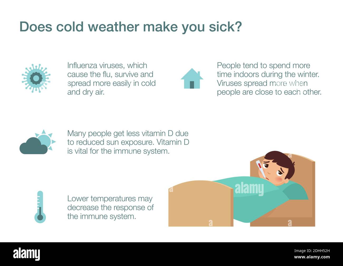 The link between cold weather and the common cold Stock Photo - Alamy