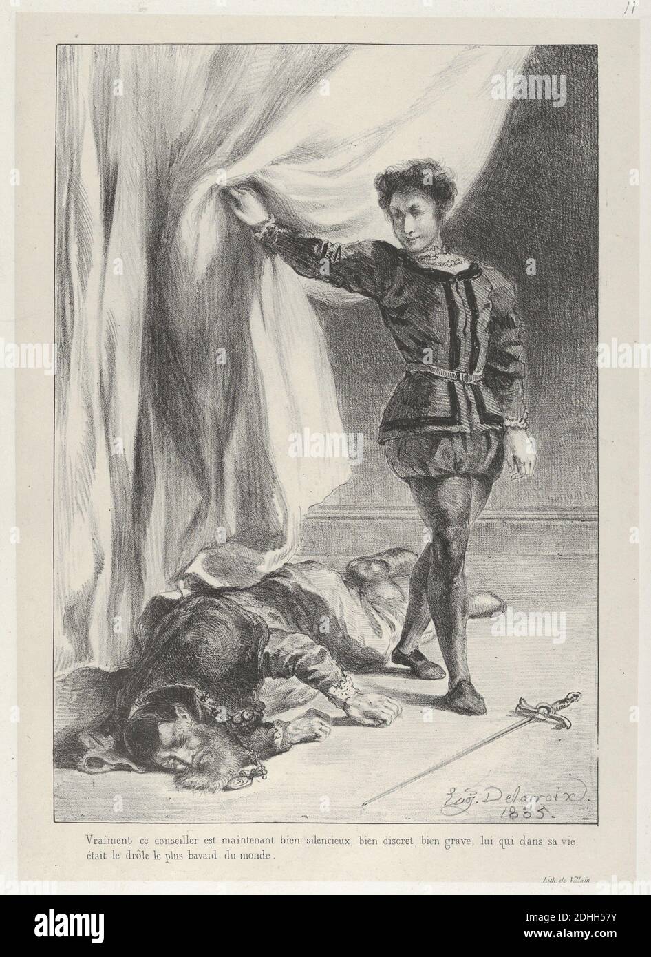 Hamlet and the corpse of polonius hi-res stock photography and images ...