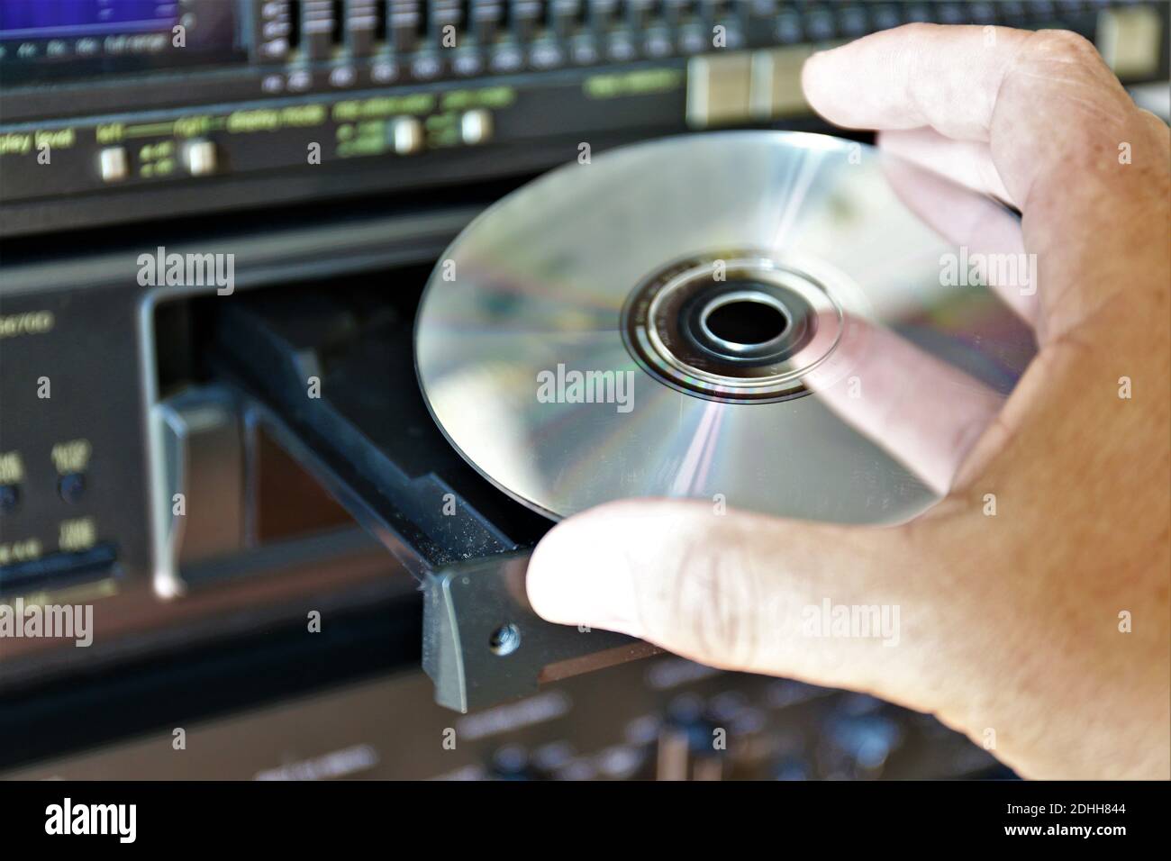 hand holding cd Stock Photo - Alamy
