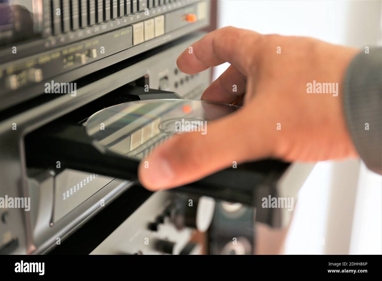 hand holding cd Stock Photo - Alamy