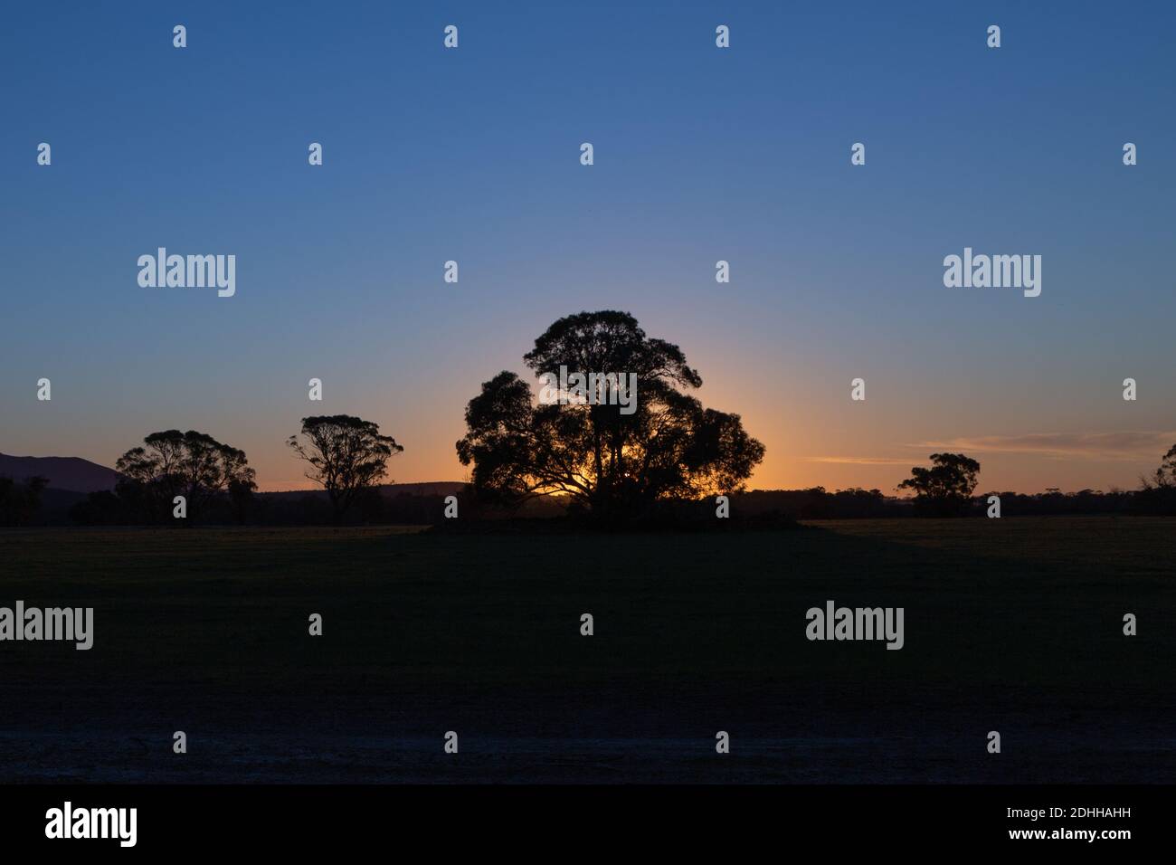 Sunset in the Stirling Range National Park, Western Australia Stock ...