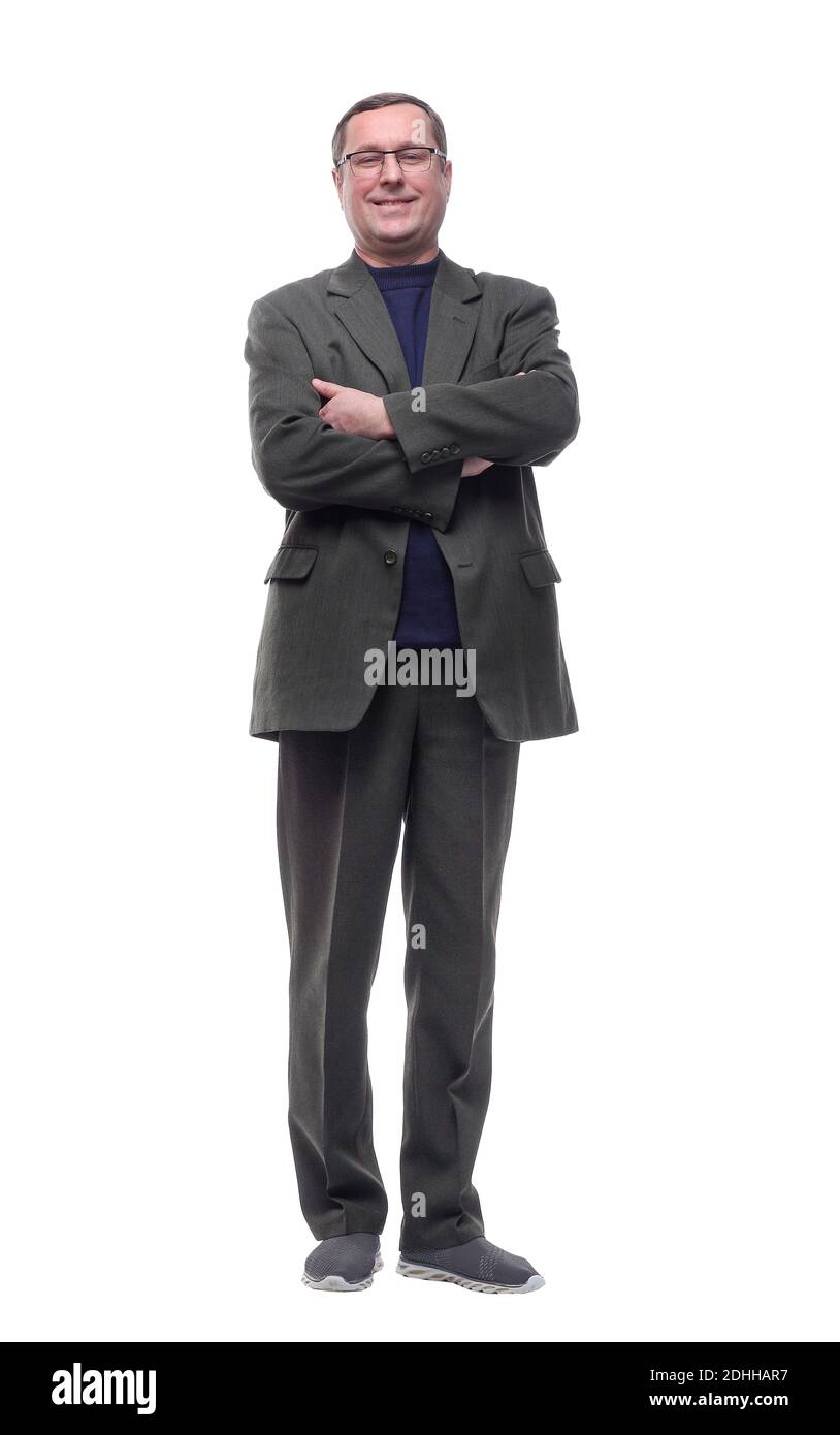 Mature man customer in Cut Out Stock Images & Pictures - Alamy