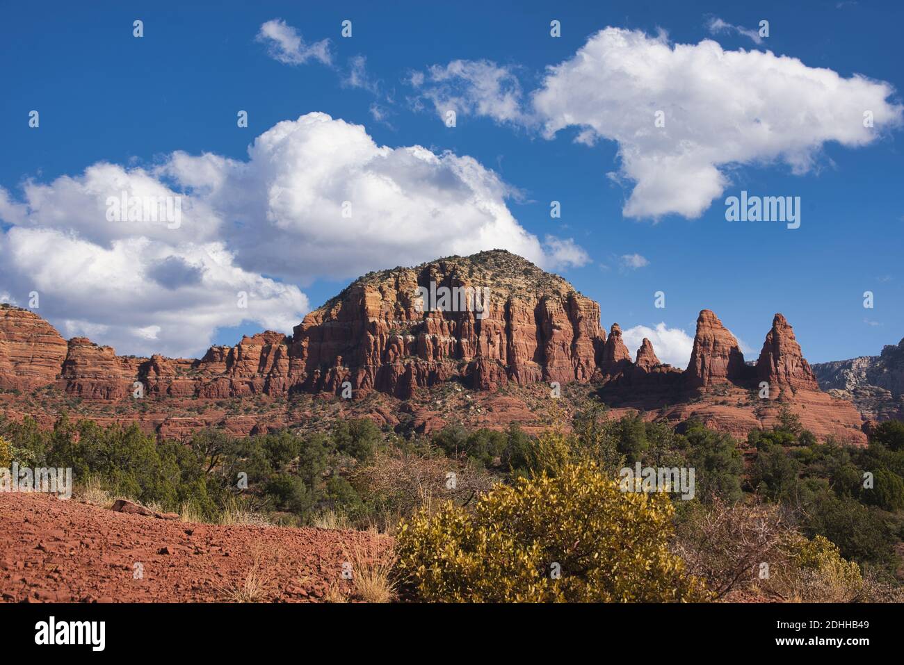 A beautiful view of the red rocks in Sedona, Arizona Stock Photo - Alamy