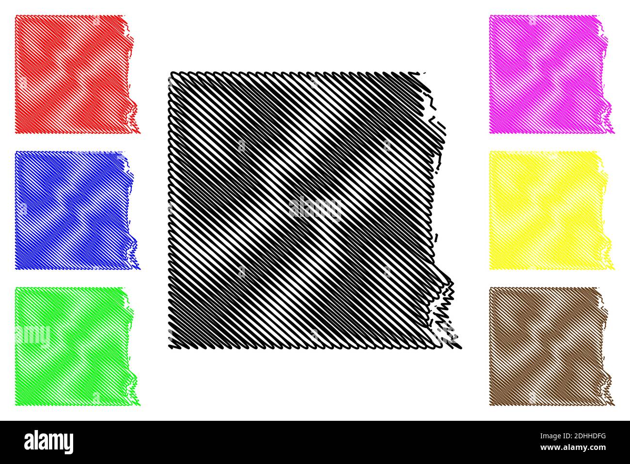 Houston minnesota map hi-res stock photography and images - Alamy