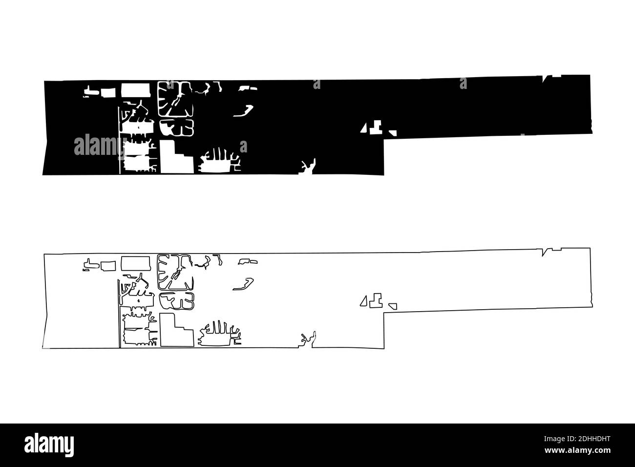 Map of miramar map of miramar Black and White Stock Photos & Images - Alamy