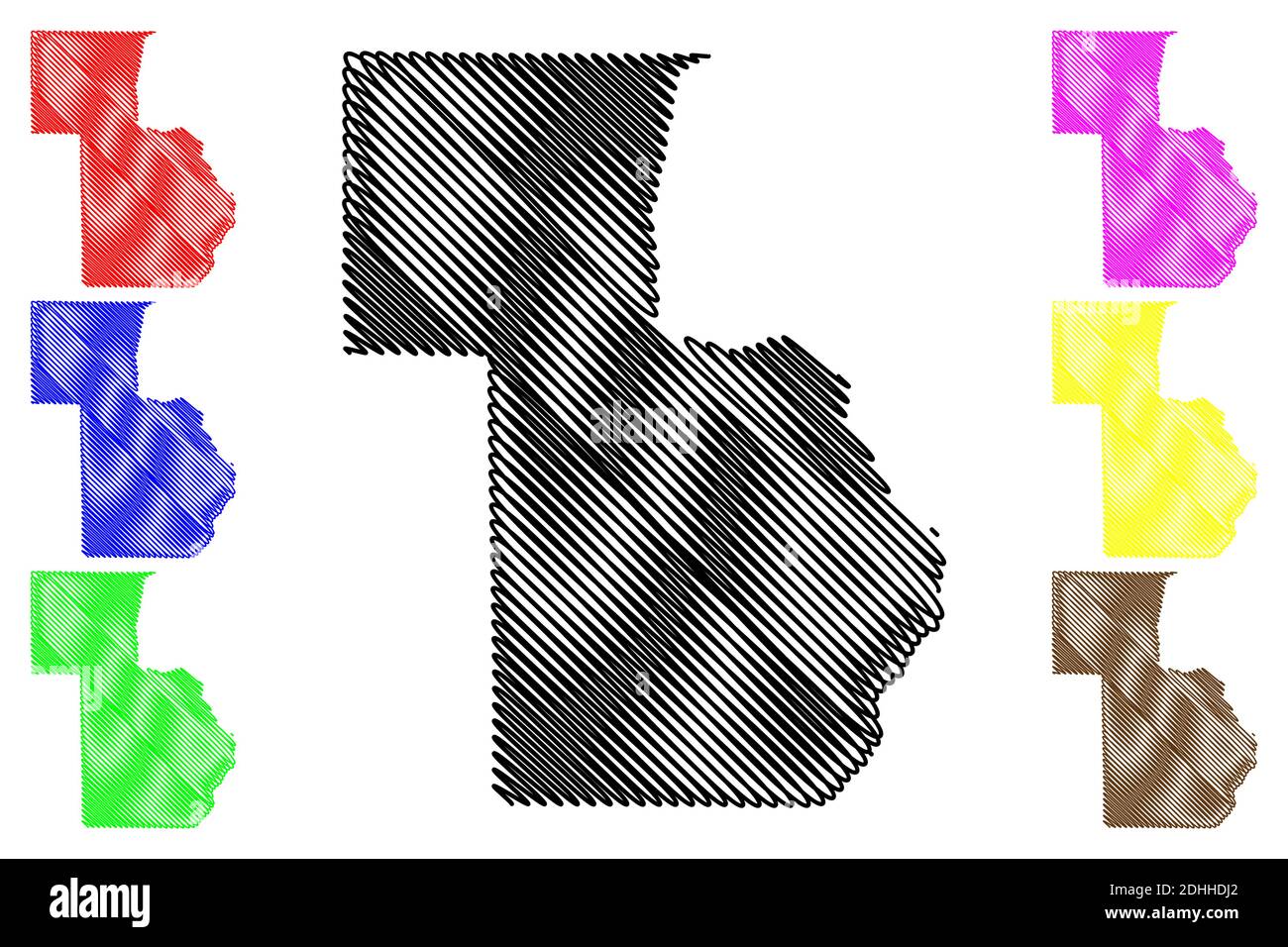 Chisago county map hi-res stock photography and images - Alamy