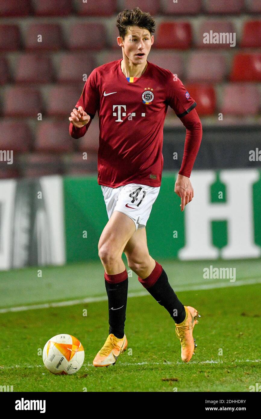 Prague, Czech Republic. 10th Dec, 2020. Martin Vitik (Sparta) in action ...